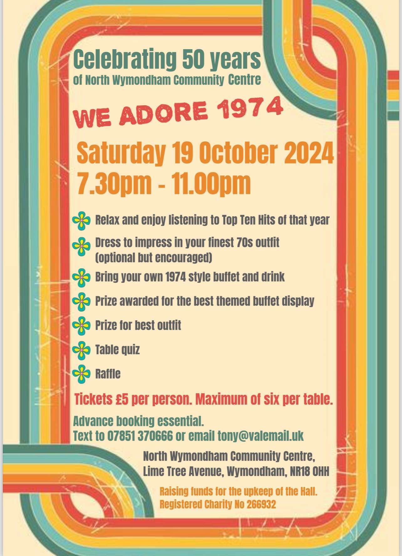 NORTH WYMONDHAM COMMUNITY CENTRE ADORES 1974! - Visit Wymondham